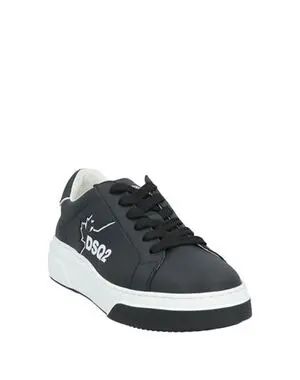 Dsquared2 Leather Low-top Sneakers - Black