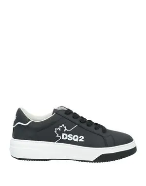Dsquared2 Leather Low-top Sneakers - Black