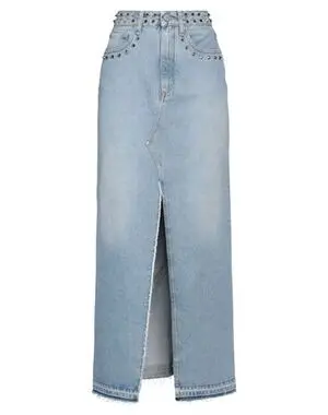 Alessandra Rich Denim Flared Skirt