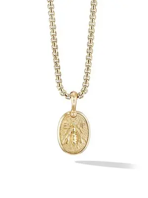 David Yurman Petrvs Bee Amulet In 18k Yellow