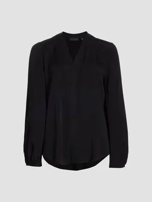 SAKS FIFTH AVENUE Cruise V-neck Blosue