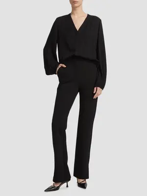 SAKS FIFTH AVENUE Cruise V-neck Blosue