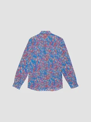 Vilebrequin Carapa Abstract Cotton Button-front Shirt