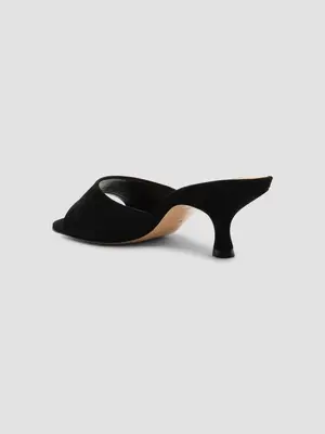 Schutz Dethalia 65mm Suede Sandals
