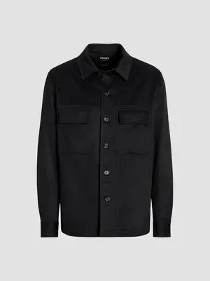 Zegna Oasi Cashmere Alba Overshirt - Black