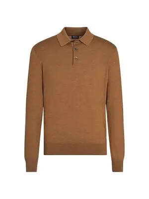 Zegna Cashseta Polo Shirt Foliage