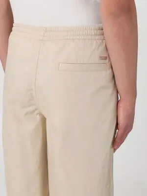 Armani Exchange Elasticated Waist Drawstring Shorts - Sand
