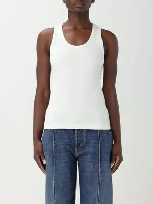 Bottega Veneta Ribbed Tank Top - White