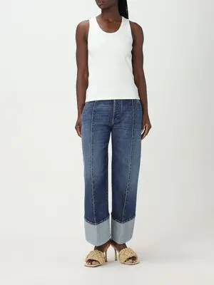 Bottega Veneta Ribbed Tank Top - White
