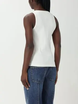Bottega Veneta Ribbed Tank Top - White