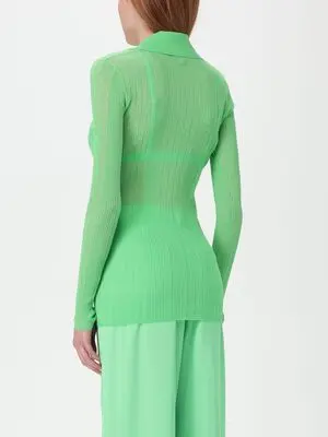 Pinko Ribbed Long Sleeve Sweater - Green