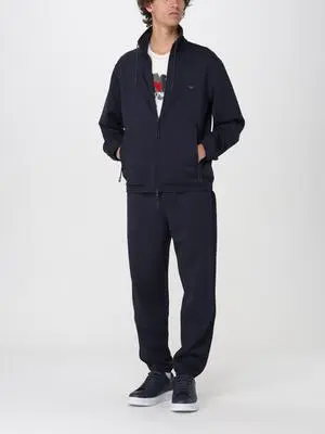Emporio Armani Tailored Drawstring Trousers - Blue