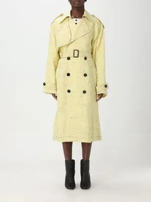 Bottega Veneta Double-breasted Trench Coat - Yellow
