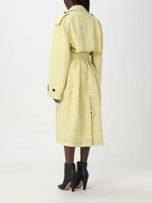 Bottega Veneta Double-breasted Trench Coat - Yellow