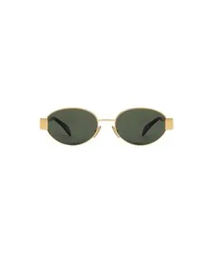 Celine Triomphe Metal 01 Sunglasses - Green