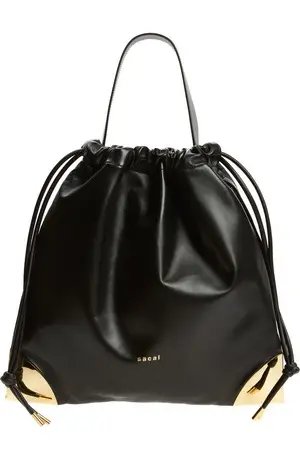 Sacai Corner Metal Drawstring Bag