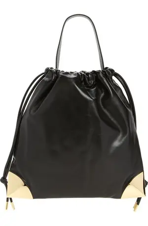 Sacai Corner Metal Drawstring Bag