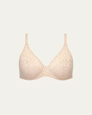 Chantelle Norah Molded Lace Bra - Nude