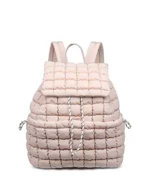 SOL AND SELENE Vitality Puffer Backpack - Cream