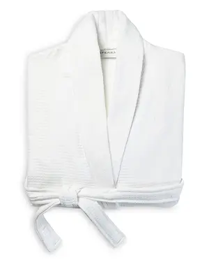 SFERRA Berkley Terry Cloth Waffle Knit Robe - White