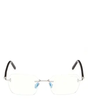 TOM FORD Rectangular Blue Light Glasses - Black