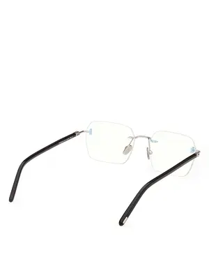 TOM FORD Rectangular Blue Light Glasses - Black