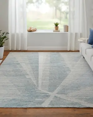 FEIZY Brighton Bri69chf Area Rug, 2' X 3 - Blue/ivory