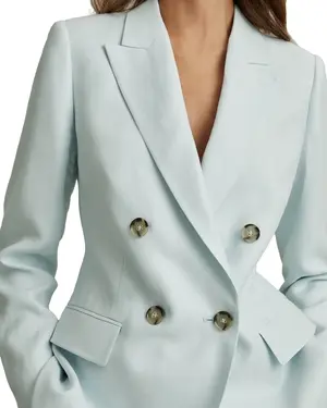 REISS Petite Lori Double Breasted Blazer