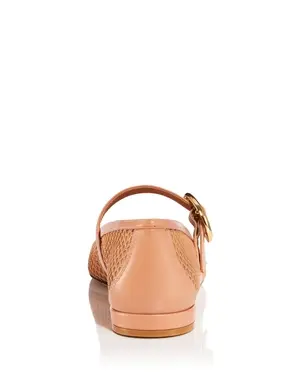 STUART WEITZMAN Arabella Mesh Mary Jane Ballet Flats