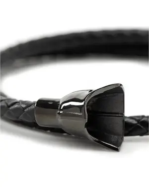 CUFFLINKS, INC. Darth Vader Helmet Double Wrap Leather Bracelet