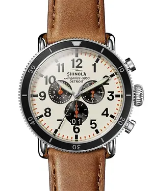 Shinola Runwell Chronograph, 48mm - Multi/brown