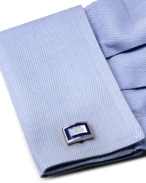 CUFFLINKS, INC. Mother Of Pearl & Lapis Key
