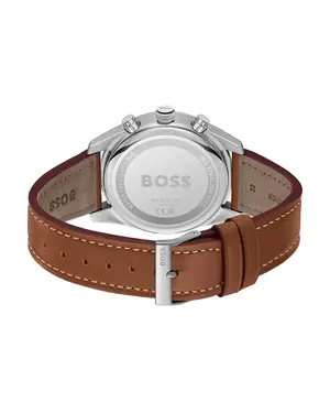Hugo Boss Skytraveller Chronograph, 44mm - Black/brown