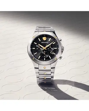 Movado Se Chronograph, 42mm - Black/silver