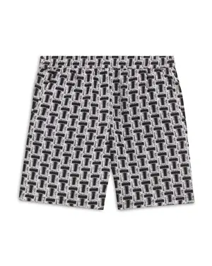 Ted Baker London Regular-fit Printed Drawstring Shorts