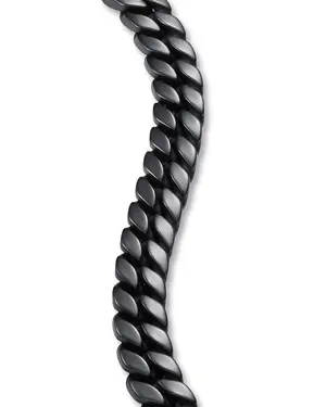 David Yurman Curb Chain Bracelet - Black
