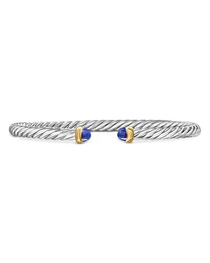 David Yurman David Yurman Cable Flex Lapis Lazuli Bracelet Lapis Lazuli/silver