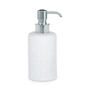 LABRAZEL Cambric Glass Soap Dispenser - White