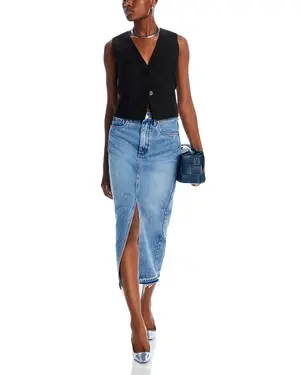 Blanknyc Denim Midi Skirt