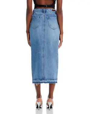 Blanknyc Denim Midi Skirt
