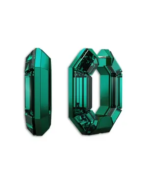 SWAROVSKI Lucent Crystal Earrings - Green