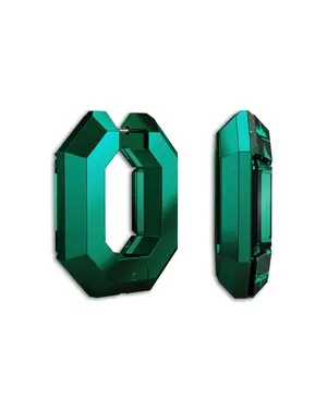 SWAROVSKI Lucent Crystal Earrings - Green