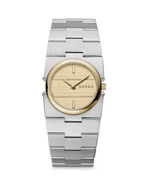 BREDA Sync 25mm Watch - Gold/silver