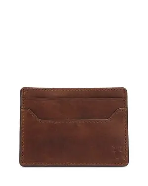 Frye Logan Money Clip Card Case - Cognac