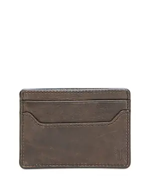 Frye Logan Money Clip Card Case Slate