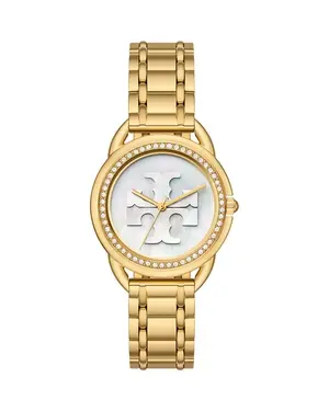 Tory Burch The Miller Watch 34mm - White/gold