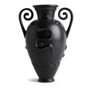 L'Objet Pantheon 11.5 Vase - Black