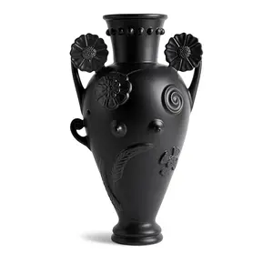 L'Objet Pantheon 18.5 Vase - Black