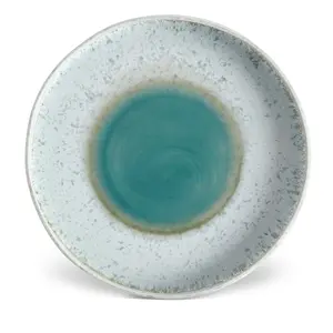 L'Objet Terra Round Platter - Blue