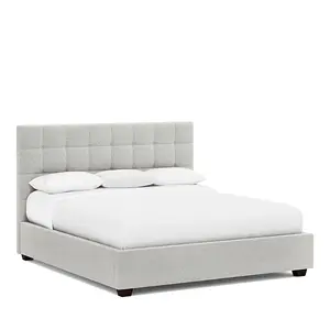 BERNHARDT Avery King Bed With 54.5 Headboard - Light Gray/b-